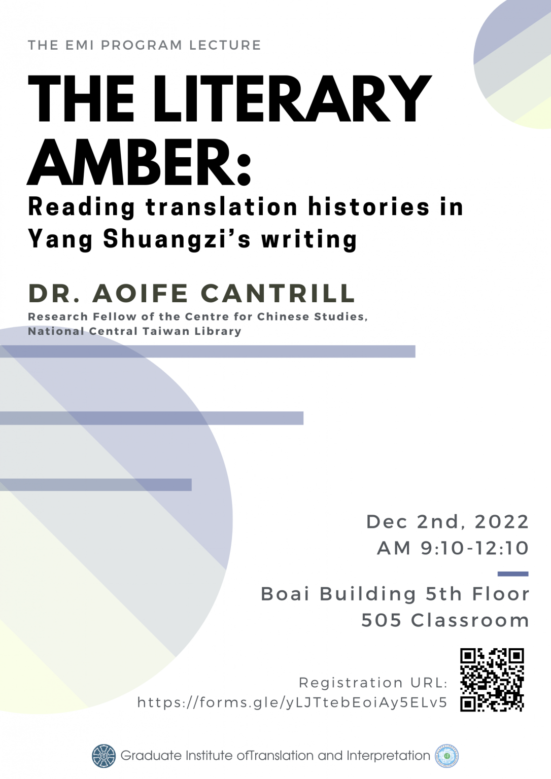 12/02 Lecture – The Literary Amber: Reading translation histories in ...